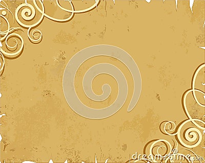 Old Paper With Design Cartoon Vector | CartoonDealer.com #4899009