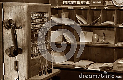 Old Phone Communications Royalty Free Stock Image - Image: 4520316