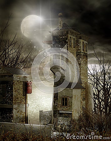 Old Prison Tower Stock Photo | CartoonDealer.com #14196096