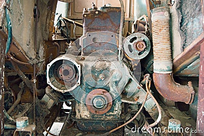 Old Rusty Engine Stock Photography - Image: 28774262