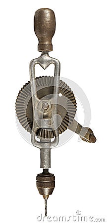 Old Rusty Hand Drill Stock Photo | CartoonDealer.com #270284190