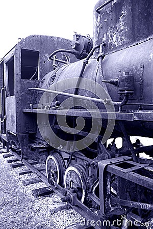 Old Rusty Steam Locomotive Stock Image | CartoonDealer.com #33044155