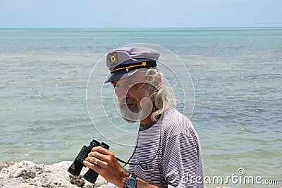 Old Sea Captain Stock Photos - Image: 14205793