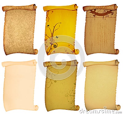 Old Style Scroll Paper Backgrounds Stock Photo | CartoonDealer.com ...