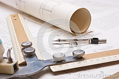 Old Technical Drawings Stock Photography | CartoonDealer.com #13224950