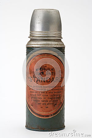 Old Thermos Stock Image - Image: 5226171