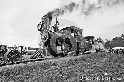 Old Time Vintage Steam Train Locomotive Stock Photo | CartoonDealer.com ...