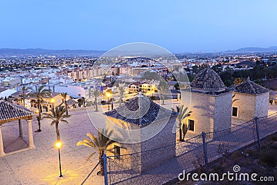 Old Town Of Lorca At Dusk. Murcia, Spain Stock Photo - Image: 42334575