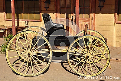 Old Western Carriage Royalty Free Stock Image - Image: 14927146
