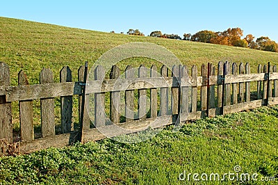Old Wood Fence Royalty Free Stock Photos - Image: 1440608