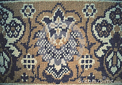 Old Worn Carpet In Detail. Weaving Texture Stock Photo | CartoonDealer ...