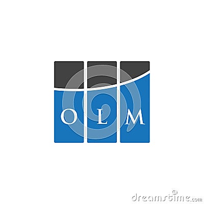 OLM Letter Logo Design On WHITE Background. OLM Creative Initials ...