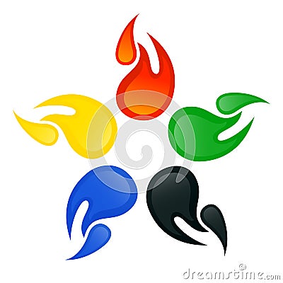 Olympic Signs Royalty Free Stock Photo - Image: 5499455