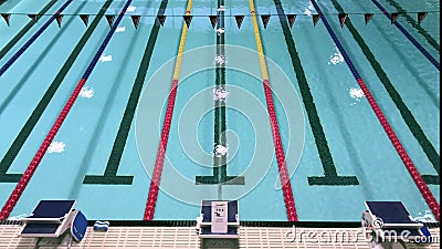 Olympic Swimming Pool stock footage. Video of float - 107935316
