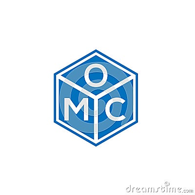 OMC Letter Logo Design On Black Background. OMC Creative Initials ...