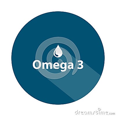 Omega 3 Badge On White Royalty-Free Stock Photo | CartoonDealer.com ...
