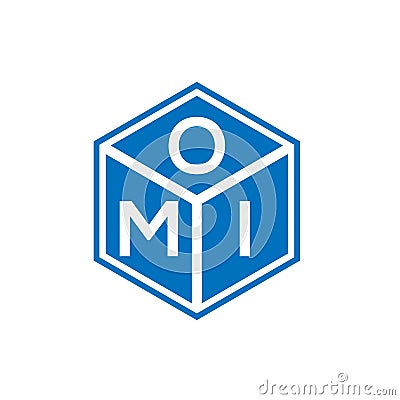 OMI Letter Logo Design On Black Background. OMI Creative Initials ...