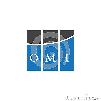 OMI Letter Logo Design On WHITE Background. OMI Creative Initials ...