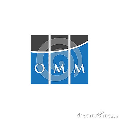 OMM Letter Logo Design On WHITE Background. OMM Creative Initials ...