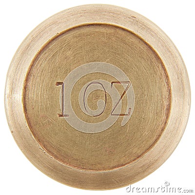 One Ounce Weight Royalty Free Stock Photos - Image: 25200348