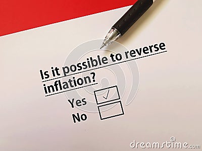 Questionnaire About Inflation Royalty-Free Stock Image | CartoonDealer ...