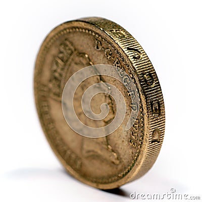 One pound sterling editorial photo. Image of coin, money - 5183121