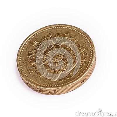 One pound sterling editorial photo. Image of coin, money - 5183121