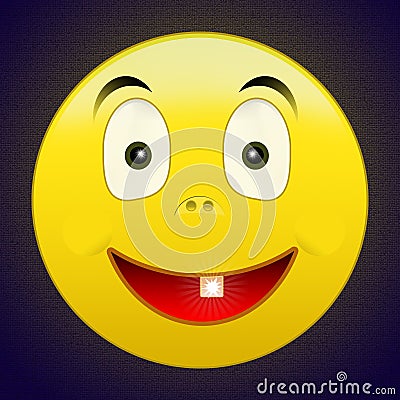 One Tooth Happy Smile Stock Photo - Image: 11086040