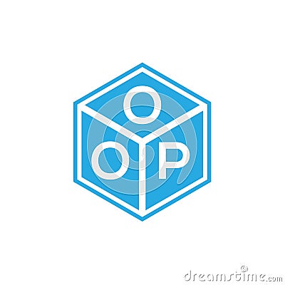 OOP Letter Logo Design On Black Background. OOP Creative Initials ...
