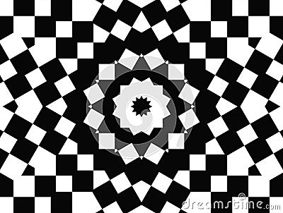 Op Art Star Of Squares Royalty-Free Stock Photography | CartoonDealer ...