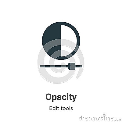 Opacity Vector Icon On White Background. Flat Vector Opacity Icon ...