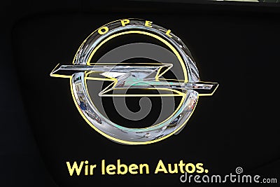 Opel Company Logo Editorial Stock Image - Image: 21310169