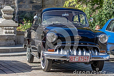Opel Rekord - Classic Sporty Convertible Of The 50s Editorial Photo ...
