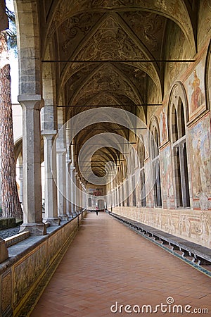 Open Air Covered Passageway With Vaulted Ceiling Editorial Photo ...