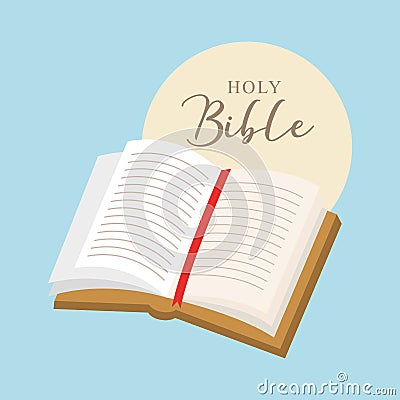 Open Bible Cartoon. Vector | CartoonDealer.com #185381567