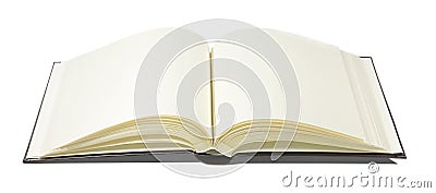 Open Book With Empty Pages Isolated On Clear Background Stock Photo ...