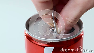 Open And Drink Beer From The Bottle Stock Footage - Video of black ...