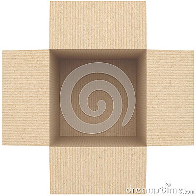 Open Cardboard Box Royalty-Free Illustration | CartoonDealer.com #57811059