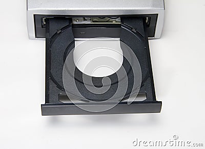 Open Disc Tray Stock Image - Image: 21678221