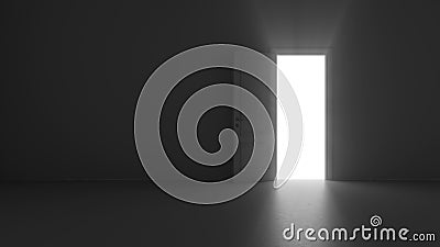 Open Door Shine in Dark Room Stock Video - Video of floorboards, choice ...