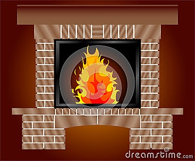 Open Haard Stock Foto - Afbeelding: 6577520