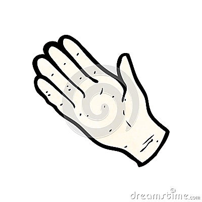 Open Hand Symbol Vector Illustration | CartoonDealer.com #38057604