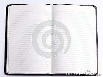 Open Notebook Stock Image - Image: 1682821
