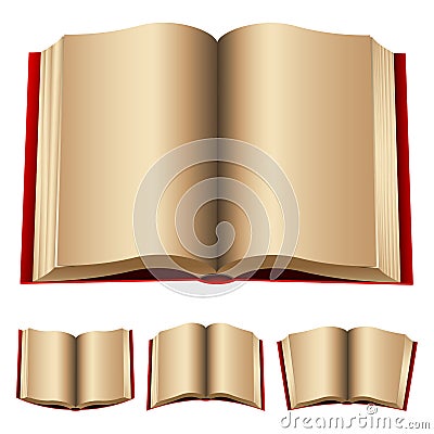 Open Red Books Royalty Free Stock Photo - Image: 7440205