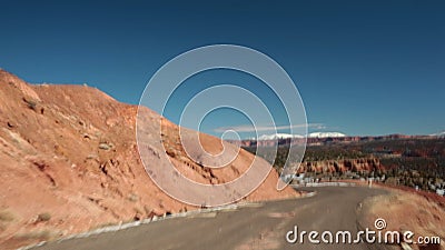 Open road POV stock video. Video of southern, utah, landscape - 257818245