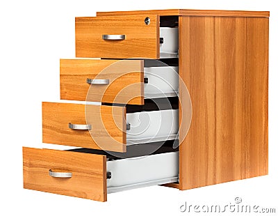 Opened Drawers Royalty Free Stock Images - Image: 10776999