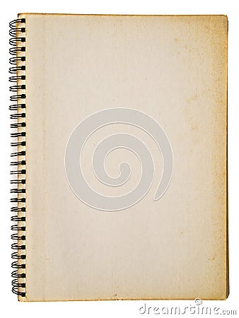 Opened Old Notebook Stock Images - Image: 17320794