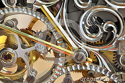 Operation Mechanism Of Clock Internal Stock Image | CartoonDealer.com ...