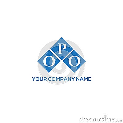 OPO Letter Logo Design On White Background. OPO Creative Initials ...