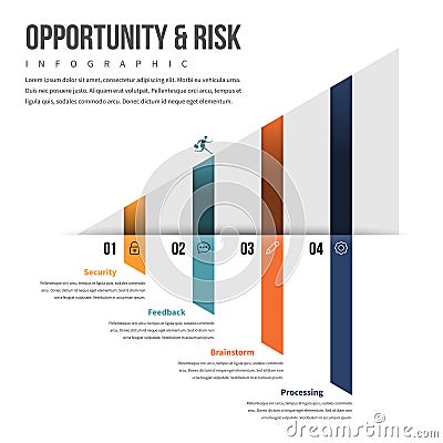 Opportunity And Risk Infographic Stock Vector - Image: 84719019